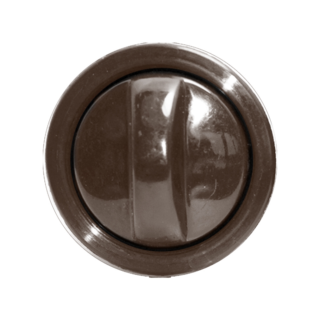 Roa Metalúrgica | Botão rosa maria brastemp mini deville marrom 110